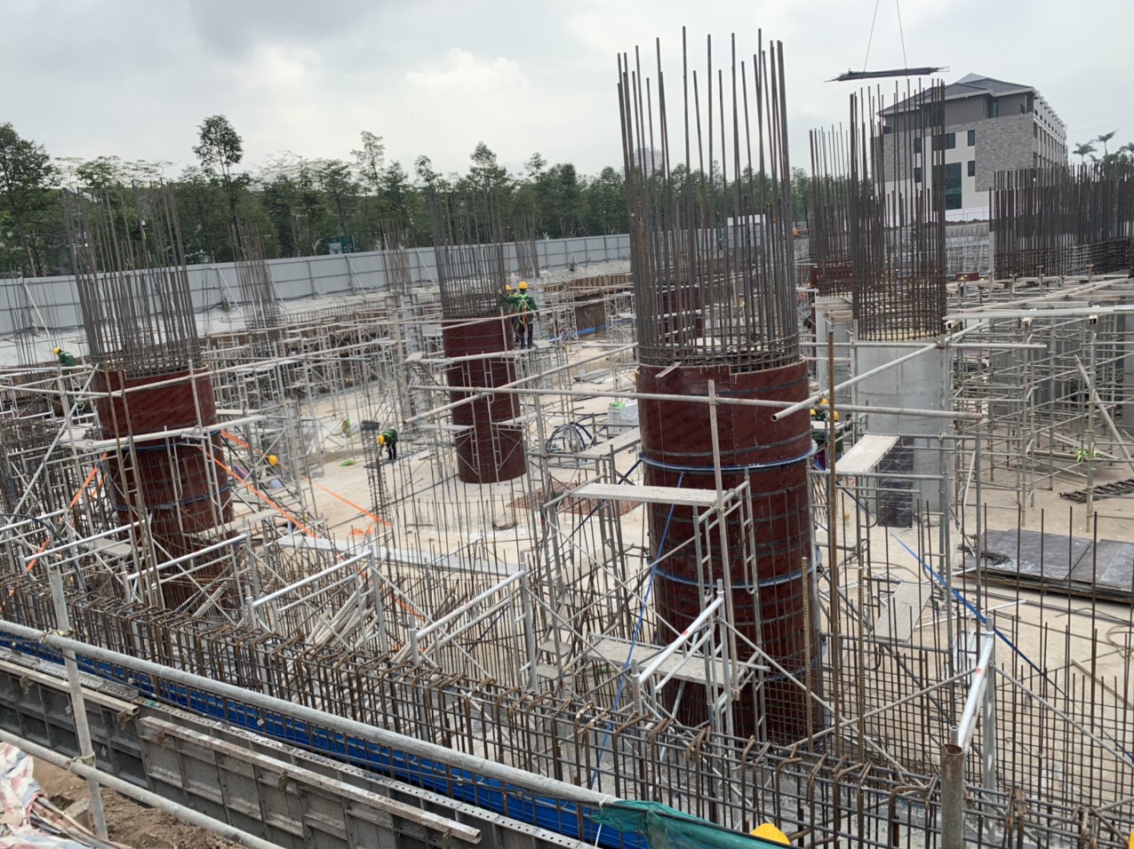 Coppha gỗ phủ film định hình cột tròn - Công ty TNHH Thương mại Quốc tế ...